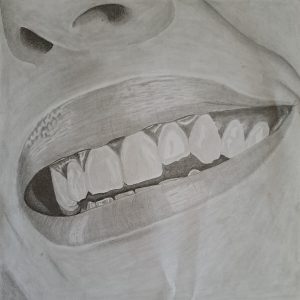 How to Draw a Smile with Teeth for Beginners | Muus Art