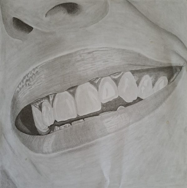 How to Draw a Smile with Teeth for Beginners | Muus Art