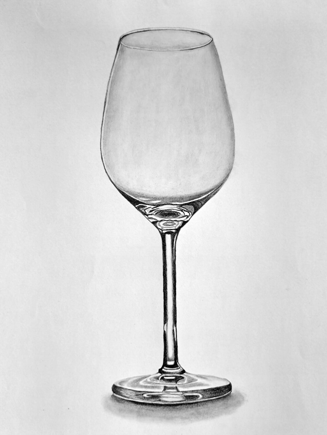 How to Draw a Wine Glass in 4 Easy Steps | Muus Art
