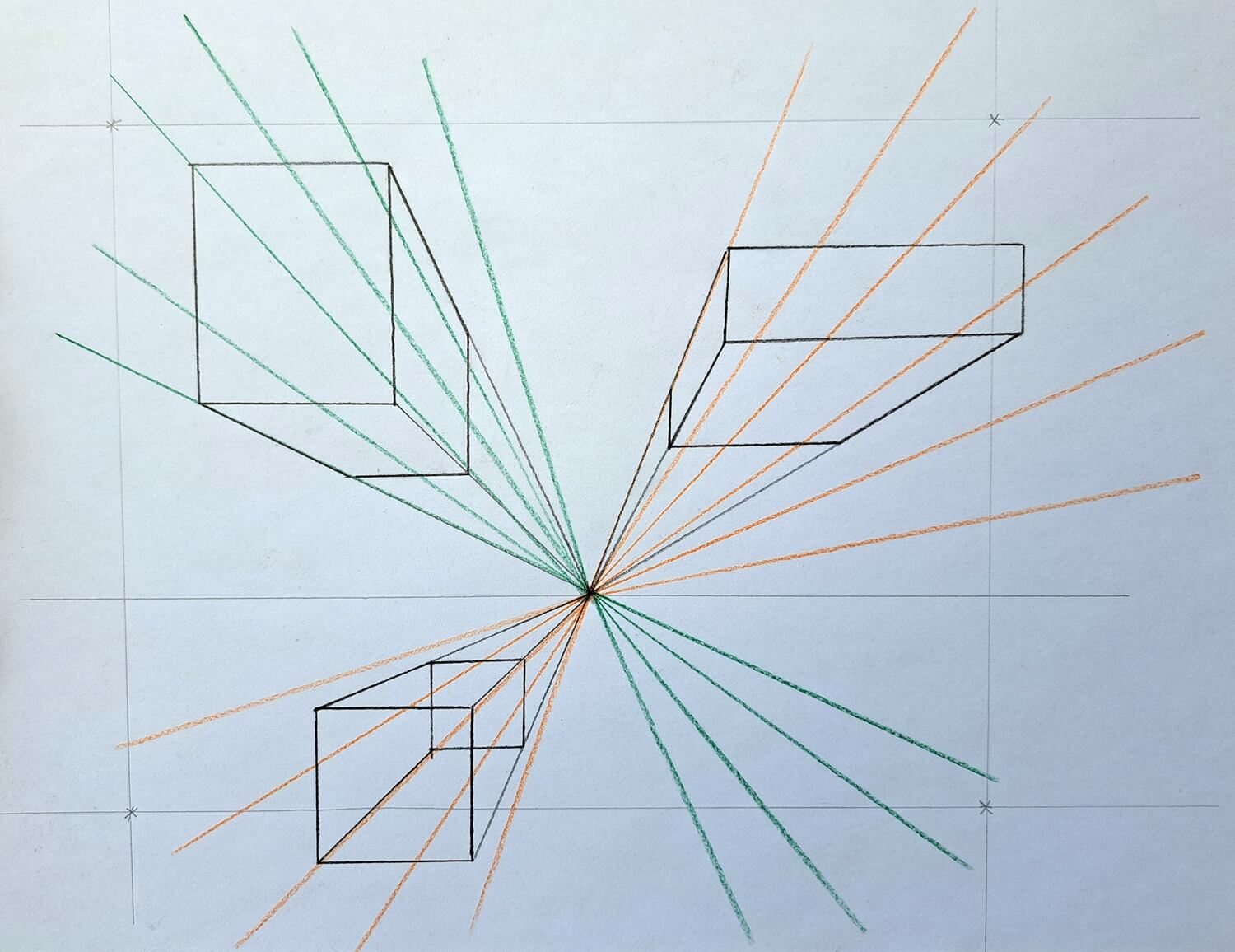 4 Easy Steps for One Point Perspective Drawing | Muus Art