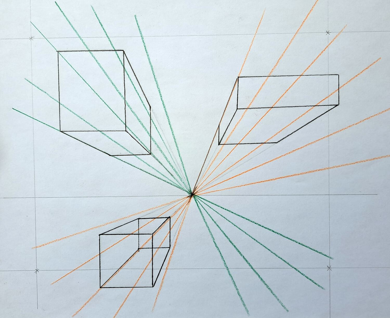4 Easy Steps for One Point Perspective Drawing | Muus Art