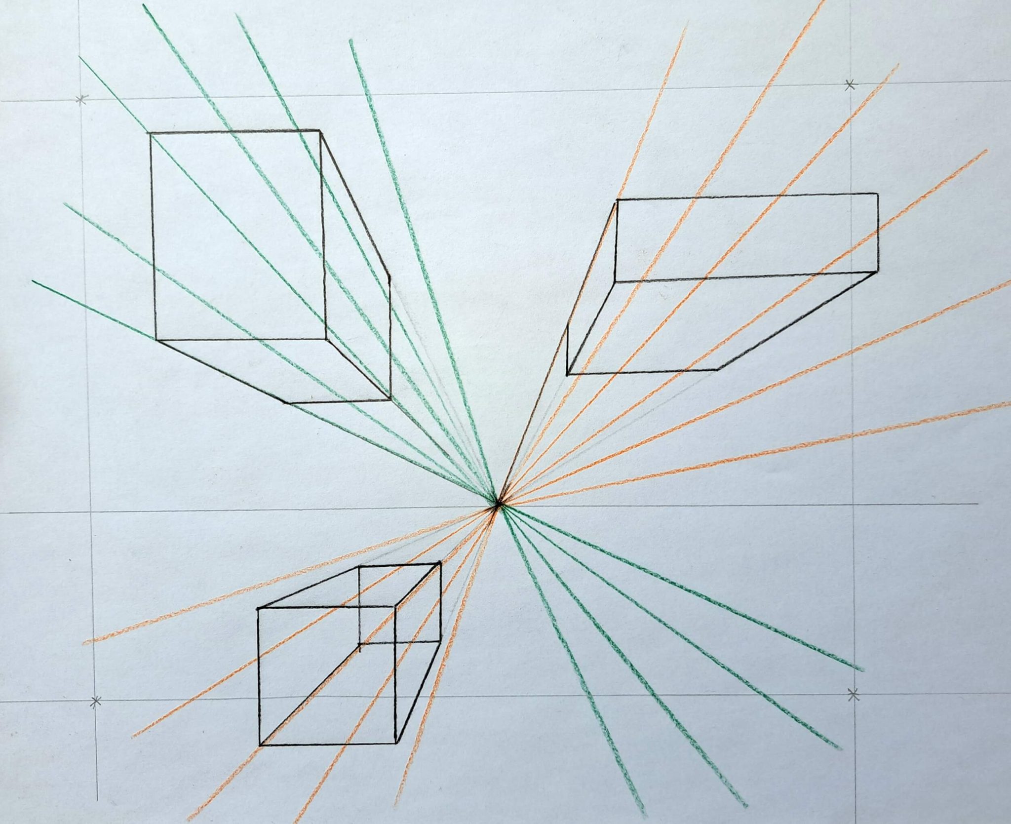 4 Easy Steps for One Point Perspective Drawing | Muus Art