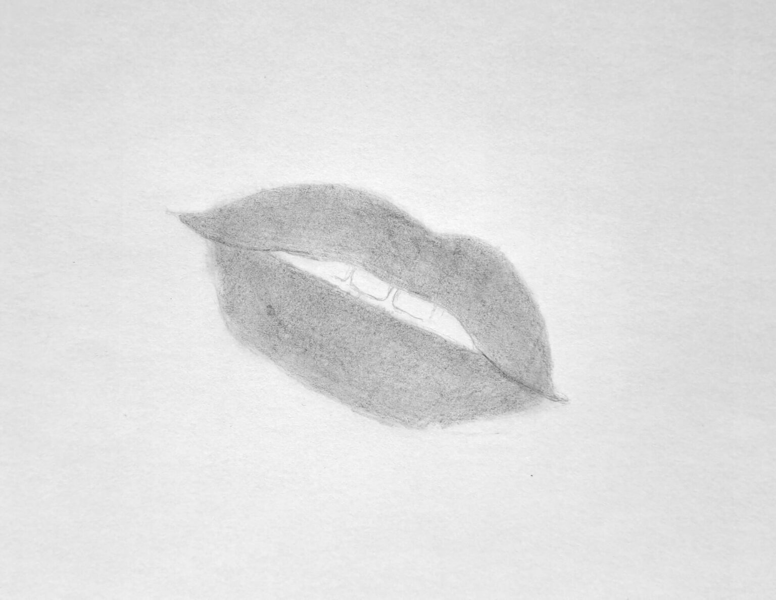 How to Draw Realistic Front View Lips (3-Circles Method) | Muus Art