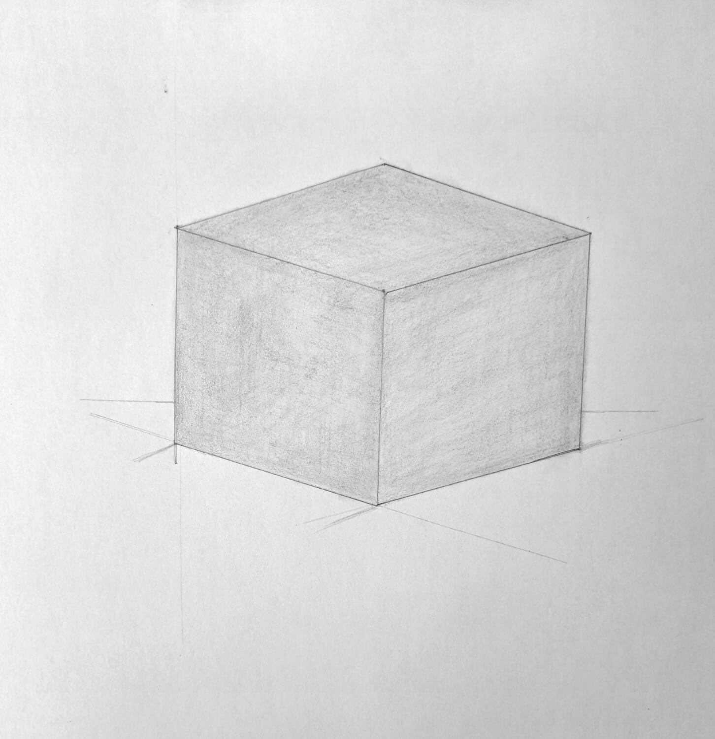 Learn How to Draw a Cube and Shade an Ice Cube | Muus Art