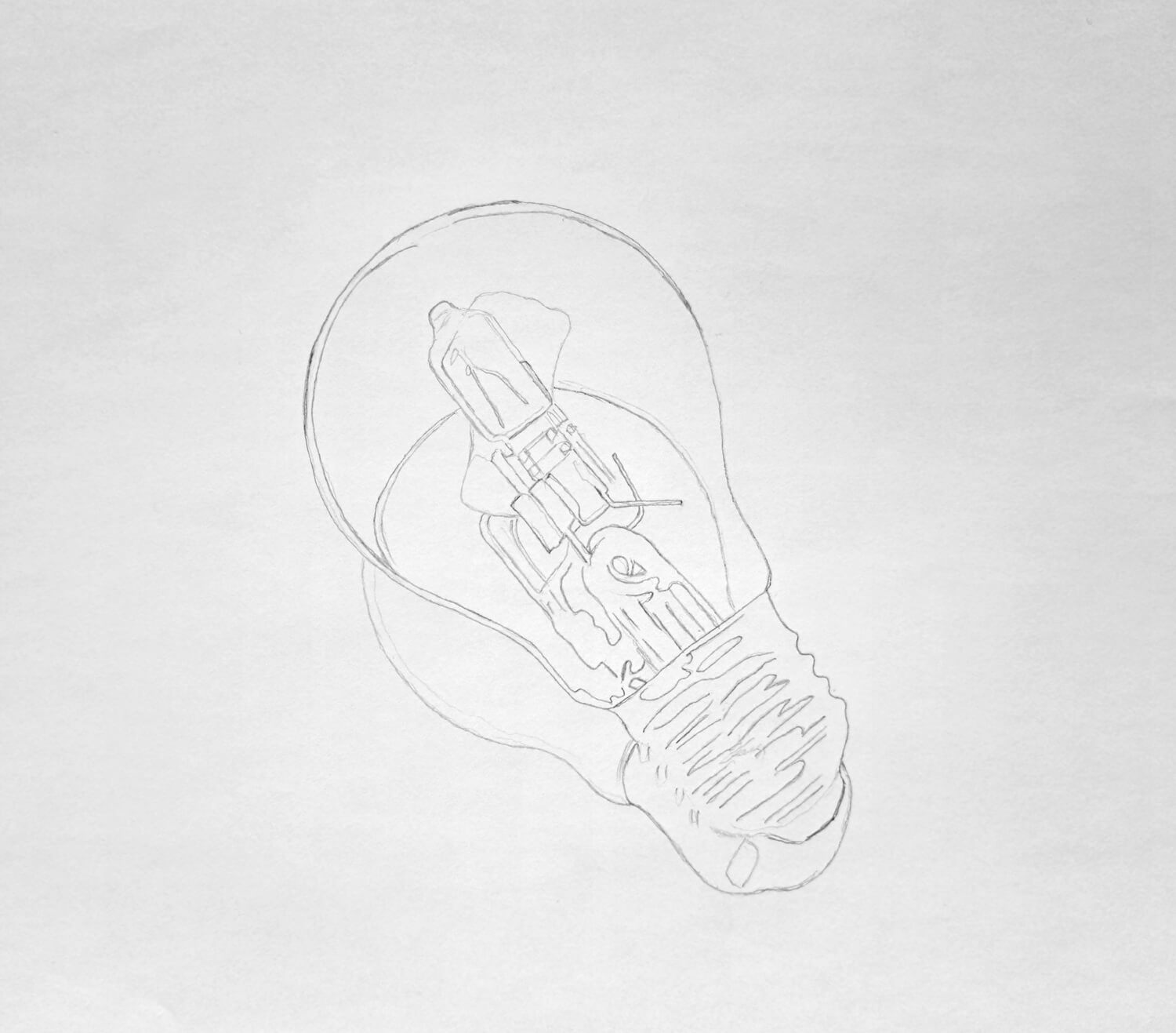How to Draw a Light Bulb for Beginners | Muus Art