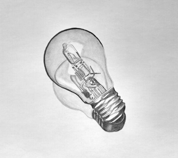How to Draw a Light Bulb for Beginners | Muus Art